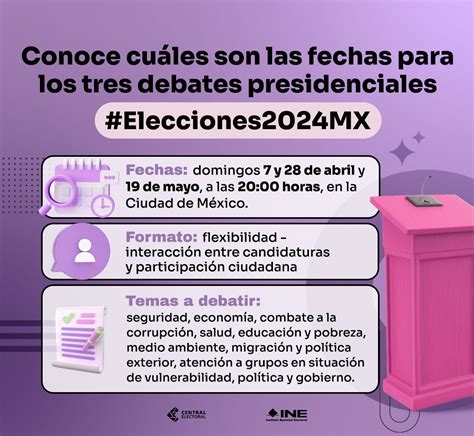 Es Oficial Habrá Tres Debates Presidenciales En 2024 Aristegui Noticias