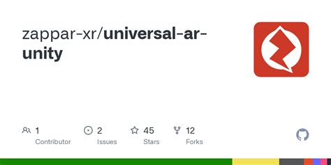 GitHub Zappar Xr Universal Ar Unity