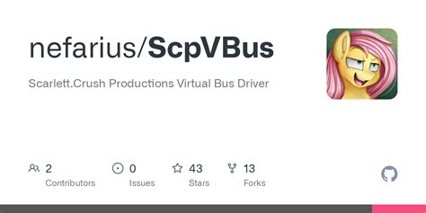GitHub Nefarius ScpVBus Scarlett Crush Productions Virtual Bus Driver