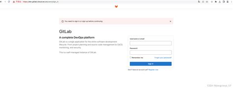 Docker 部署 Gitlab 服务器（通过域名访问）docker Gitlab 配置域名 Csdn博客