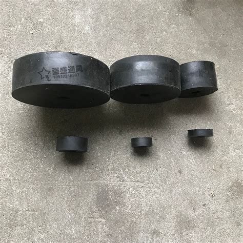 圆形橡胶减震垫缓冲垫电机水泵冲床空调垫脚垫圈机床高弹性防震块 虎窝淘