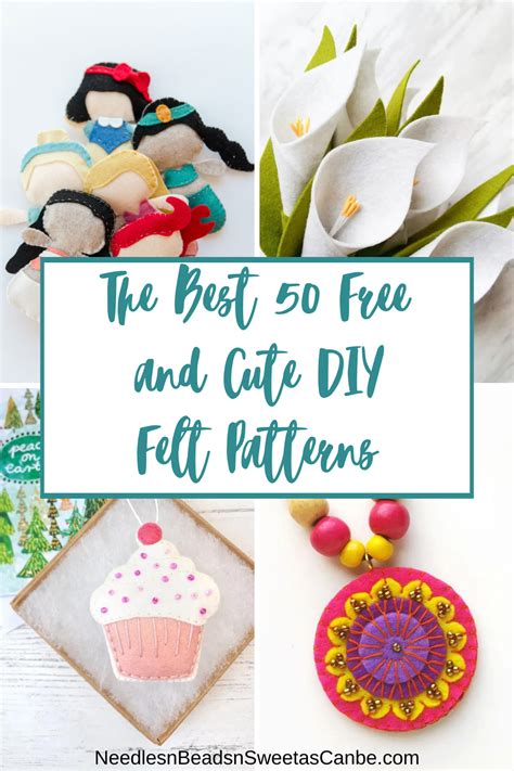 The Best 50 Free And Cute Diy Felt Patterns Needlesnbeadsnsweetascanbe The Best 50 Free And Cute Diy Felt Patterns Needlesnbeadsnsweetascanbe