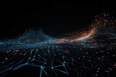 Premium Ai Image A Digital Image Of A Network With The Wordsdataon It