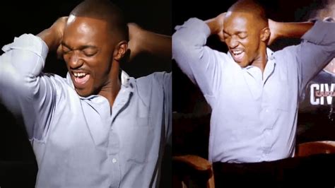 Where Did The  Of Anthony Mackie Dancing Come From The Reaction