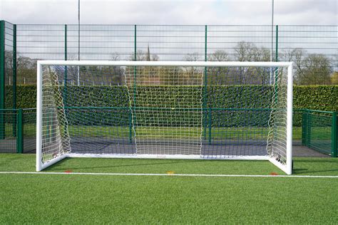 Two Coloured Stadium Football Nets Socketed Vertical