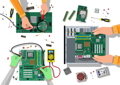 Assembling Pc Personal Computer Hardware 35857441 Png