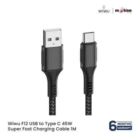 Wiwu F Usb To Type C W Super Fast Charging Cable Price In Bangladesh Motion View