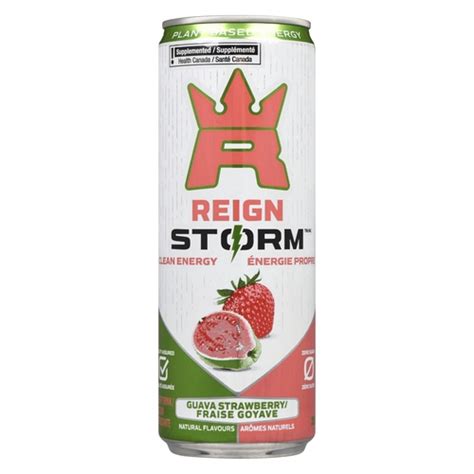 Reign Storm Energy Drink Guava Strawberry 355ml Iga Stores Of Bc
