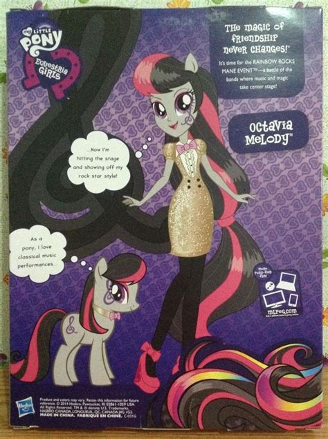 Mlp Equestria Girls Rainbow Rocks Octavia Melody Doll And Pony Set