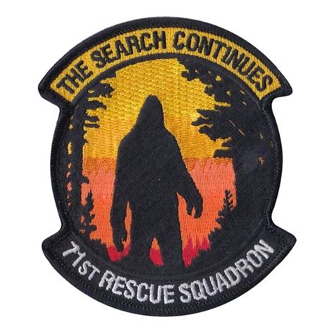 71 Rqs Bigfoot Patch 71st Rescue Squadron Patch