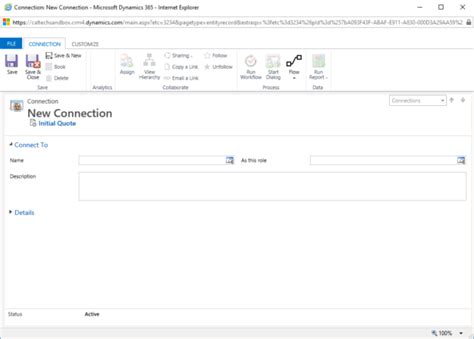 How To Create Connections And Connections Roles In Dynamics 365 Crm