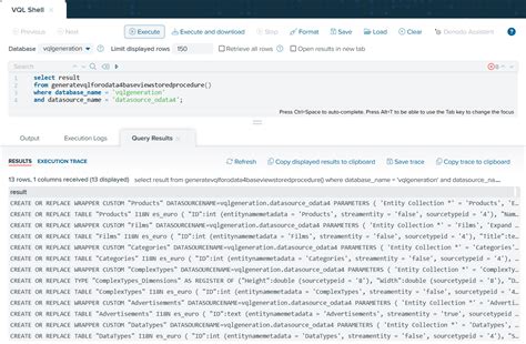 Denodo Vql Generation Stored Procedures User Manual