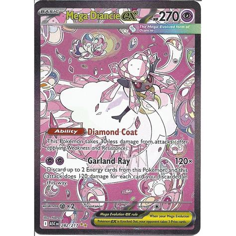 Pokemon Trading Card Game 282 217 Mega Diancie Ex Special