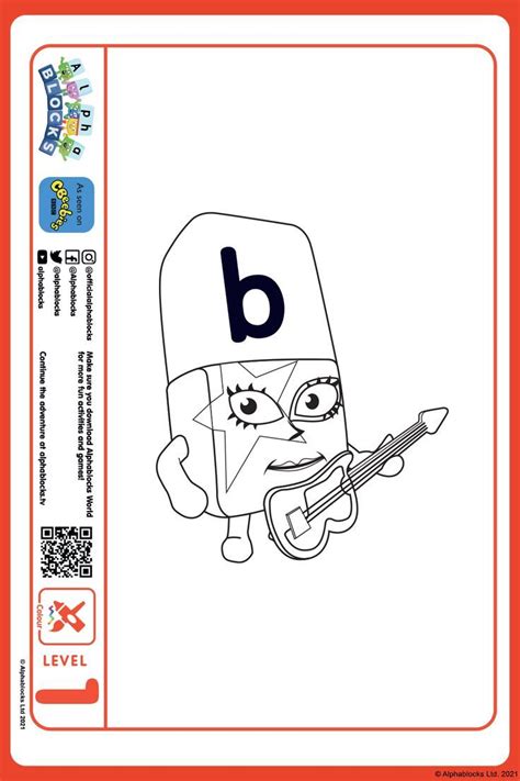 Alphablocks Colouring Picture Activities Fun Activities Scrapbook Download