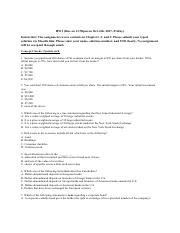 Assignment1 Pdf HW1 Due On 11 50pm On Oct 6th 2017 Friday Instruction The Assignment Covers