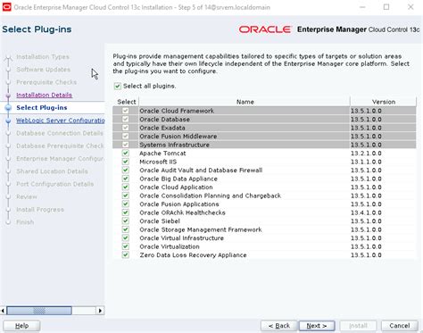 Oracle Enterprise Manager Cloud Control 135c Installation Guide