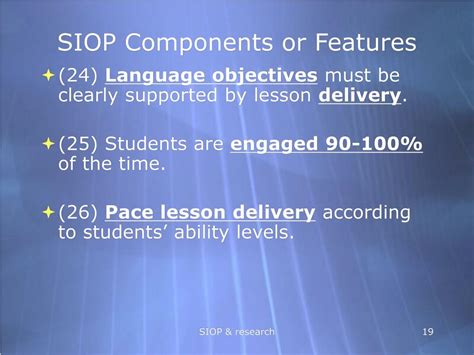 Ppt The Siop Model Powerpoint Presentation Free Download Id 650341