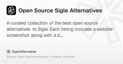 Best Open Source Sigle Alternatives 2025