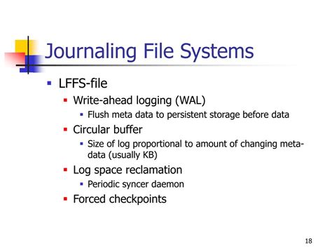 Ppt Journaling Vs Soft Updates Asynchronous Meta Data Protection In