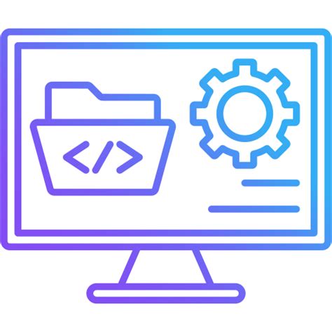 Software Development Generic Gradient Outline Icon
