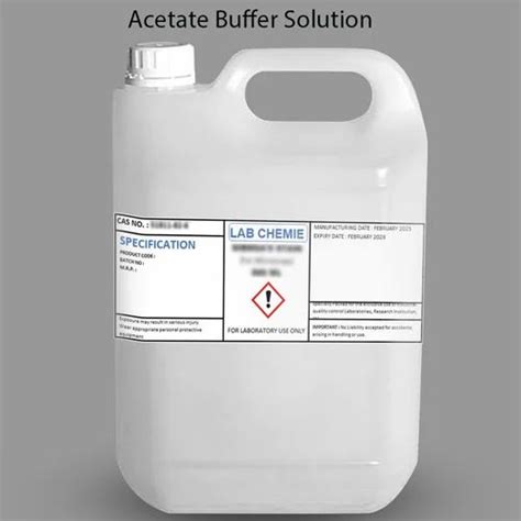 Acetate Buffer Solution Grade Standard Reagent Grade At ₹ 90 Litre In
