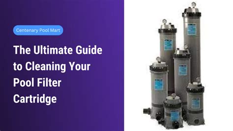 The Ultimate Guide To Cleaning Your Pool Filter Cartridge