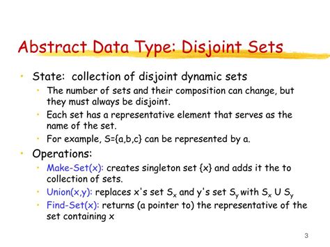 Ppt Disjoint Sets Powerpoint Presentation Free Download Id266394