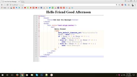 How To Get Display A Message Based On Time Date In Php Youtube