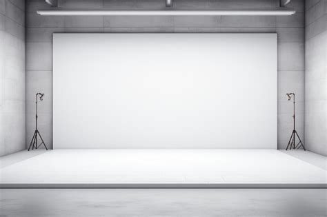 빈 색과 회색 스튜디오 배경 프리미엄 사진