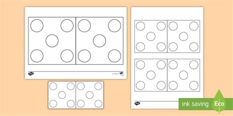 Blank Hungarian Tens Frame Worksheet Teacher Made