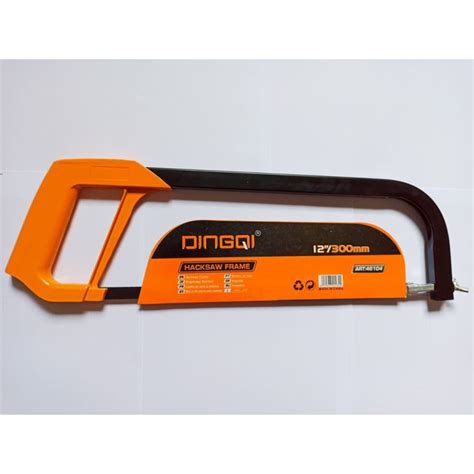 โปรดีล คุ้มค่า เลื่อยตัดเหล็ก ตัดไม้ ตัดท่อ Pvc Dingqi ด้ามจับสบายมือ พร้อมใบเลื่อย 12 นิ้วโครง