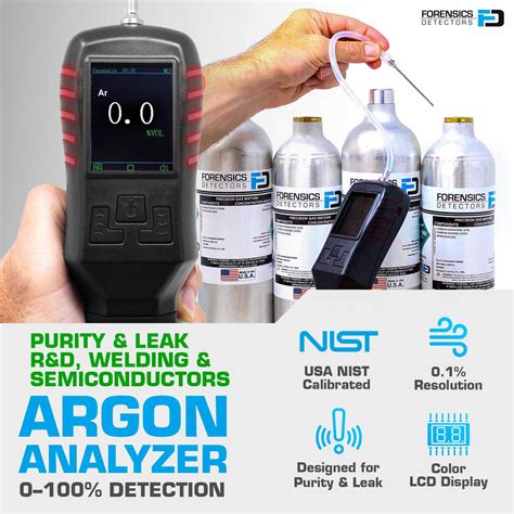 Argon Analyzer Leak 0 100 Usa Nist Calibration