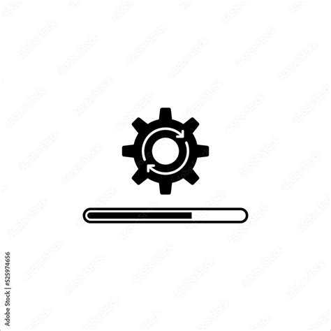 Loading Process Update System Icon Concept Of Upgrade Application