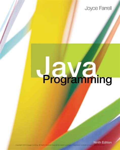 Java Programming 9th 9e Joyce Farrell Pdf Ebook Download