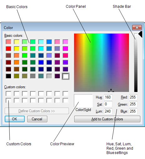 Mimics Guide Using The Color Window Editing Objects On A Mimic