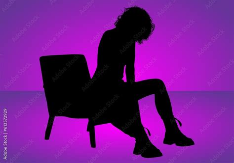 silueta erotico femenino ilustração do stock adobe stock