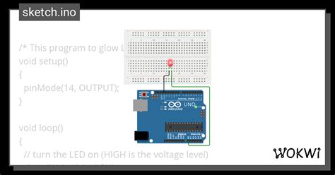 27 Glow Led With Analog Pin Wokwi Esp32 Stm32 Arduino Simulator