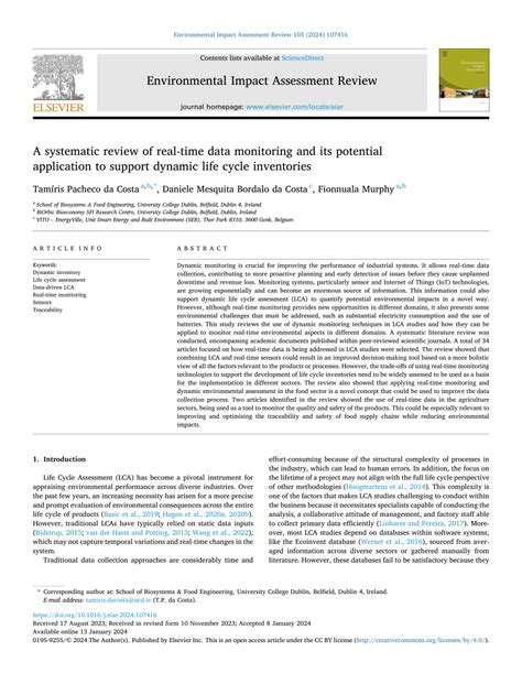 Pdf A Systematic Review Of Real Time Data Monitoring And Its