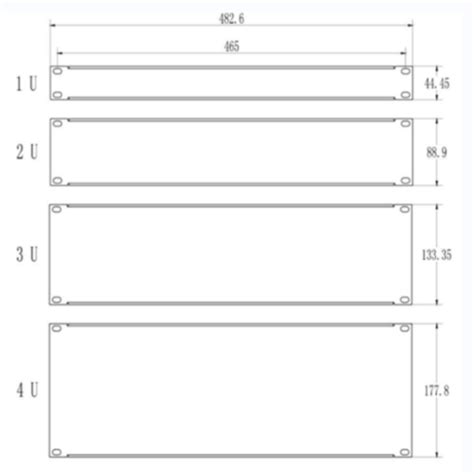 Rockrack 3u Blank Panel Rack Mount Panel Spacer For Network Cabinet Server Racks Rack