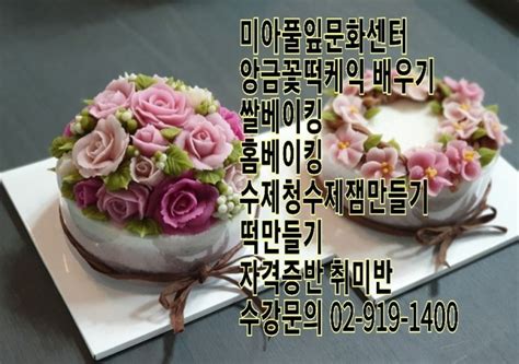 강북구 성북구 도봉구 노원구 앙금떡케익 배우기 미아풀잎문화센터 수강문의 02 919 1400 미아사거리역 롯데현대백화점앞 수유리 길음동 미아동 정릉 돈암동 삼양동 월곡동