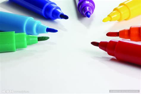 彩笔 彩色水笔摄影图 学习办公 生活百科 摄影图库 昵图网