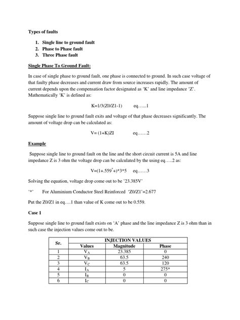 Fault Calculation Pdf Electrical Impedance Electromagnetism