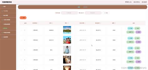 基于springboot的校园博客系统 Csdn博客