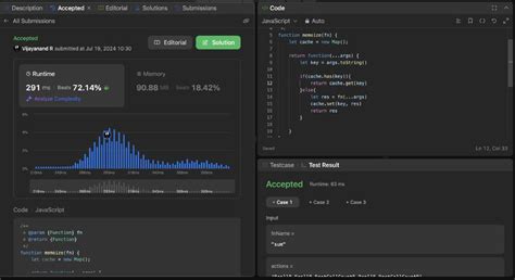vijayanand r on linkedin javascript coding challenge memoization