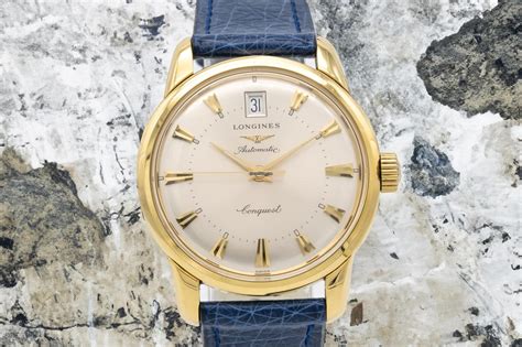 Longines Conquest Heritage 18k Gold Automatic 35mm Gelbgold 750 For £
