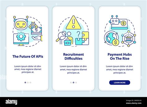 Treasury Management Trends Onboarding Mobile App Screen Stock Vector Image And Art Alamy