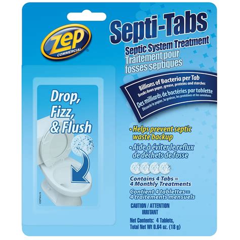 Zep Septi Tab Septic Treatment 4 Pack The Home Depot Canada