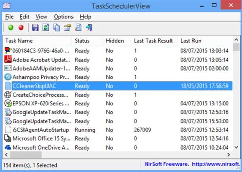 NirSoft Releases TaskSchedulerView 1 0