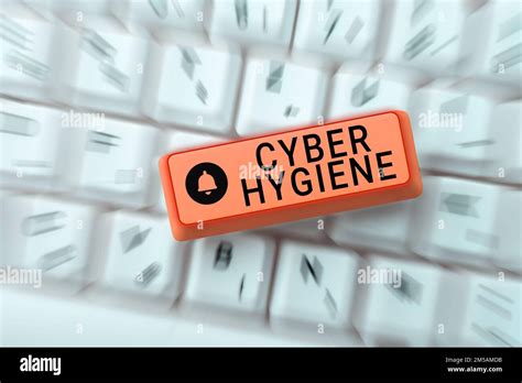 Conceptual Display Cyber Hygiene Conceptual Photo Steps That Computer Users Take To Improve
