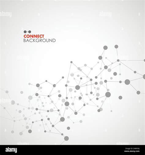 Vector Illustration Molecules Network And Connection Stock Vector Image Art Alamy